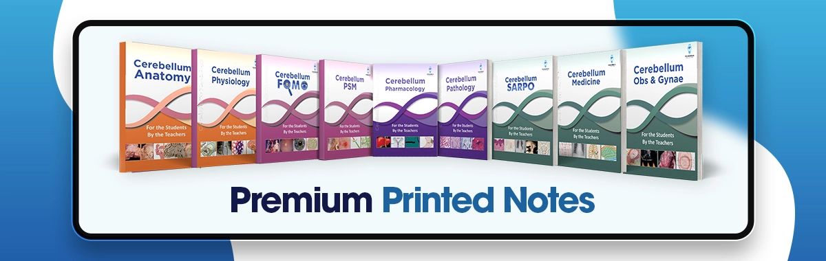 Printed Notes Hard Copy - Cerebellum Academy