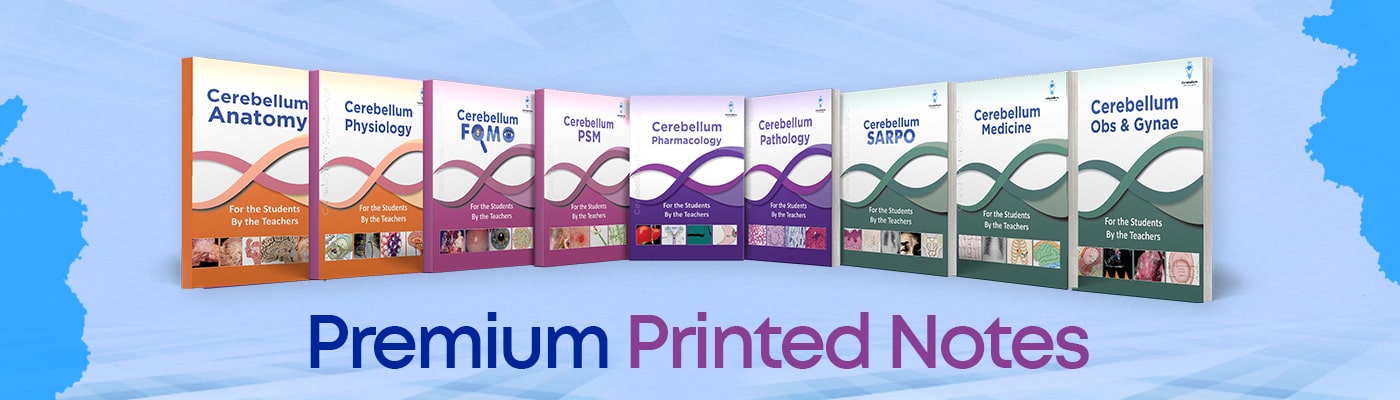 Printed Notes Hard Copy - Cerebellum Academy