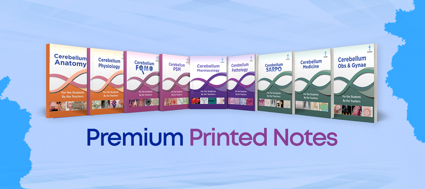 Printed Notes Hard Copy - Cerebellum Academy